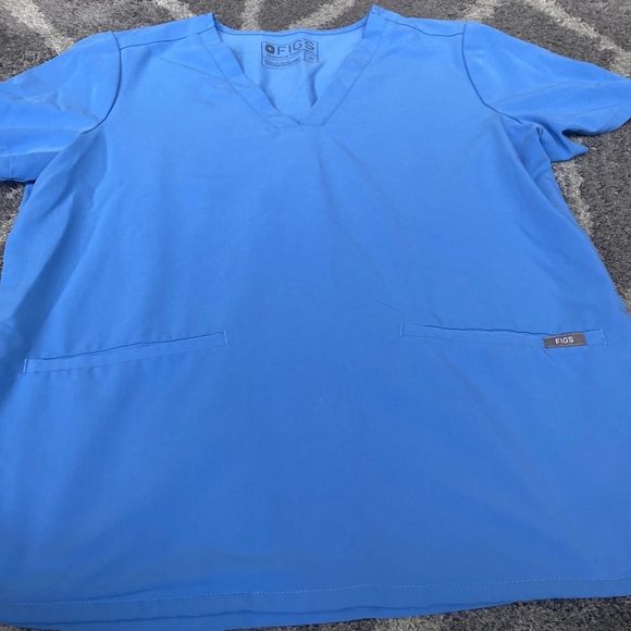 Figs | Tops | Figs Medium Top Blue | Poshmark
